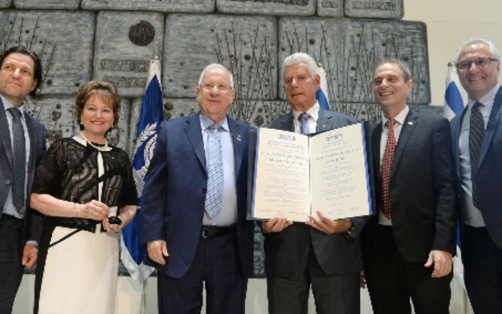 Smorgon honoured by President Rivlin and UIA – The Australian Jewish News