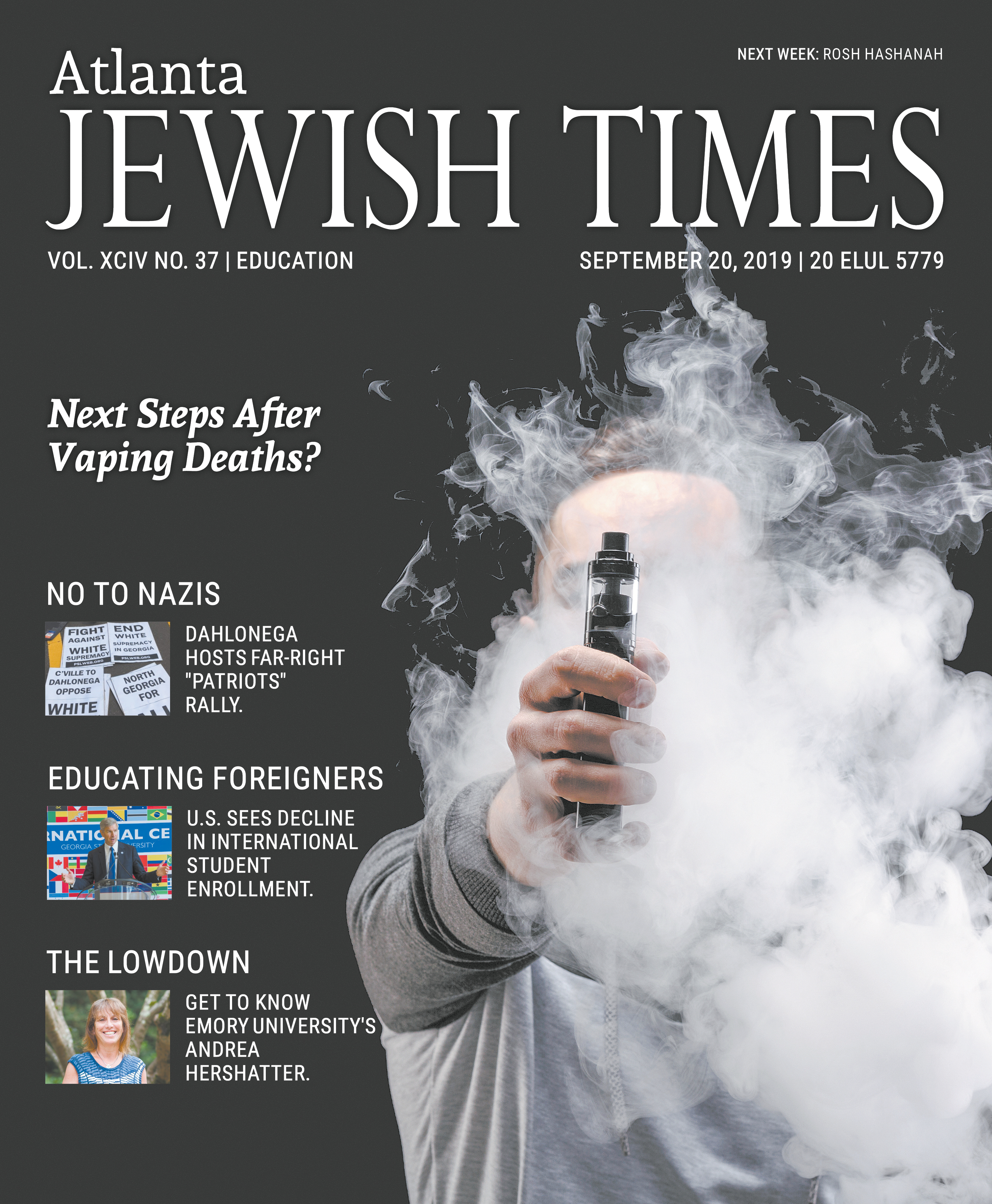Atlanta Jewish Times, VOL. XCIV NO. 37, September 20, 2019 - Atlanta ...