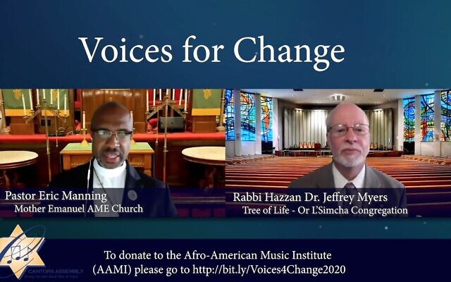 Rabbi Hazzan Jeffrey Myers partners with Rev. Eric Manning in global ...