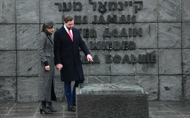 Vance omits mention of Jews from Holocaust Remembrance Day statement ...