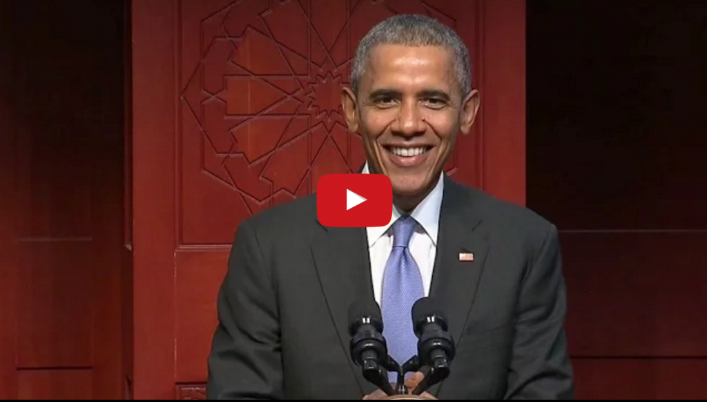 WATCH: President Obama's address at an American mosque - The Jewish ...