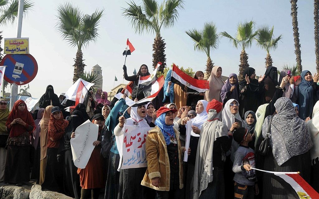 Egypt 'on the crater of a volcano' | The Times of Israel