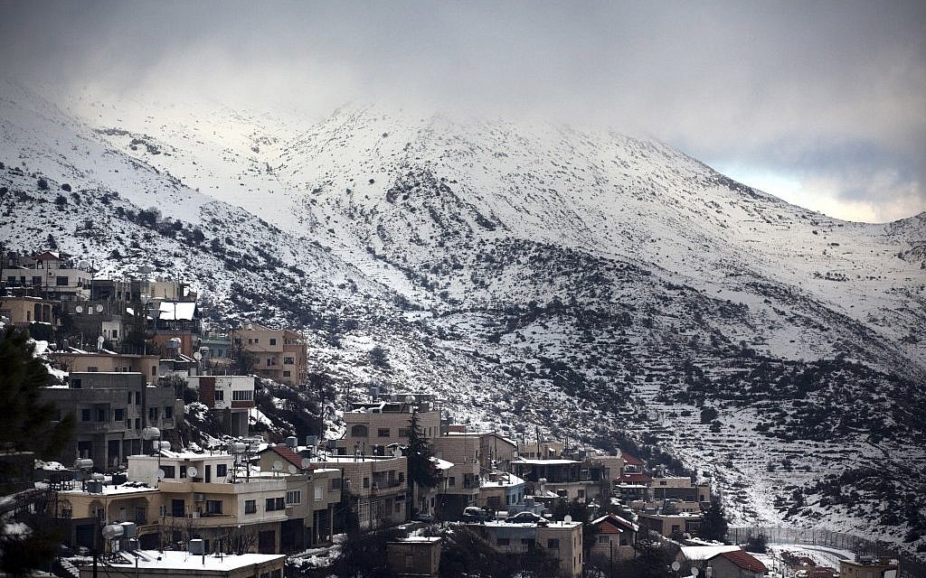 First snowfall of season blankets Mount Hermon | The Times of Israel