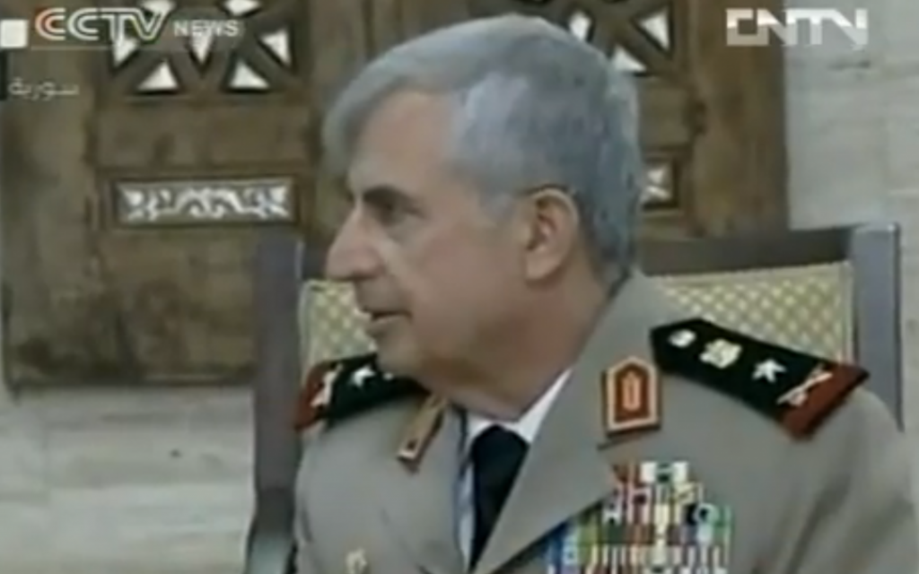 Top Syrian general says war with Israel will never end | The Times of ...