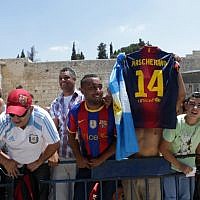 FC Barcelona shoots for peace on tour in Israel | The Times of Israel