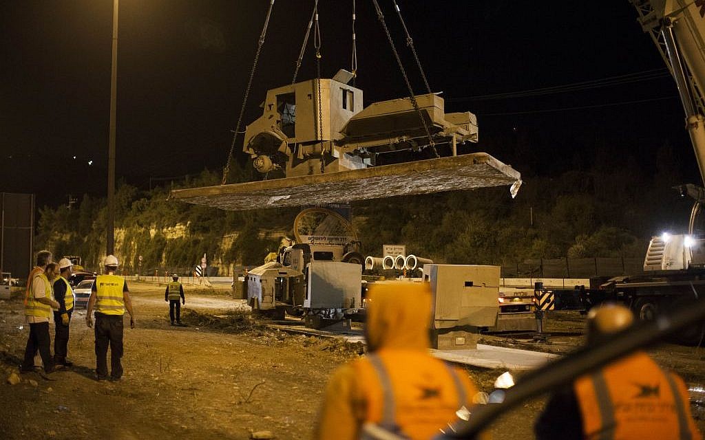 Iconic armored vehicles moved from highway | The Times of Israel