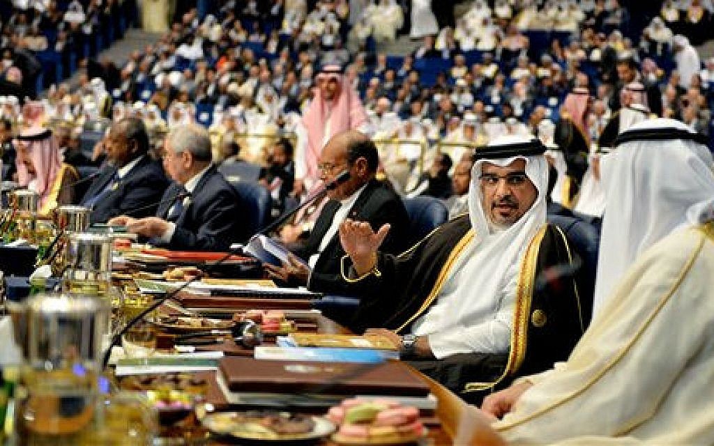 Arab summit backs Syria political solution | The Times of Israel