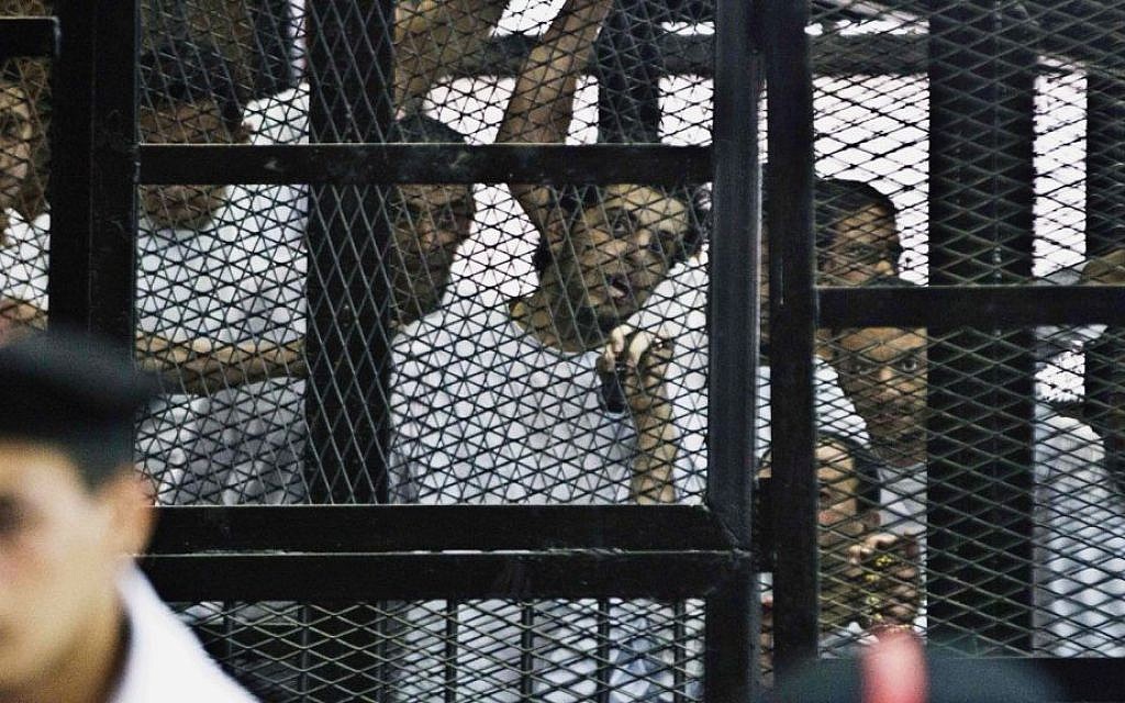 Al-Jazeera reporter held in Egypt freed | The Times of Israel