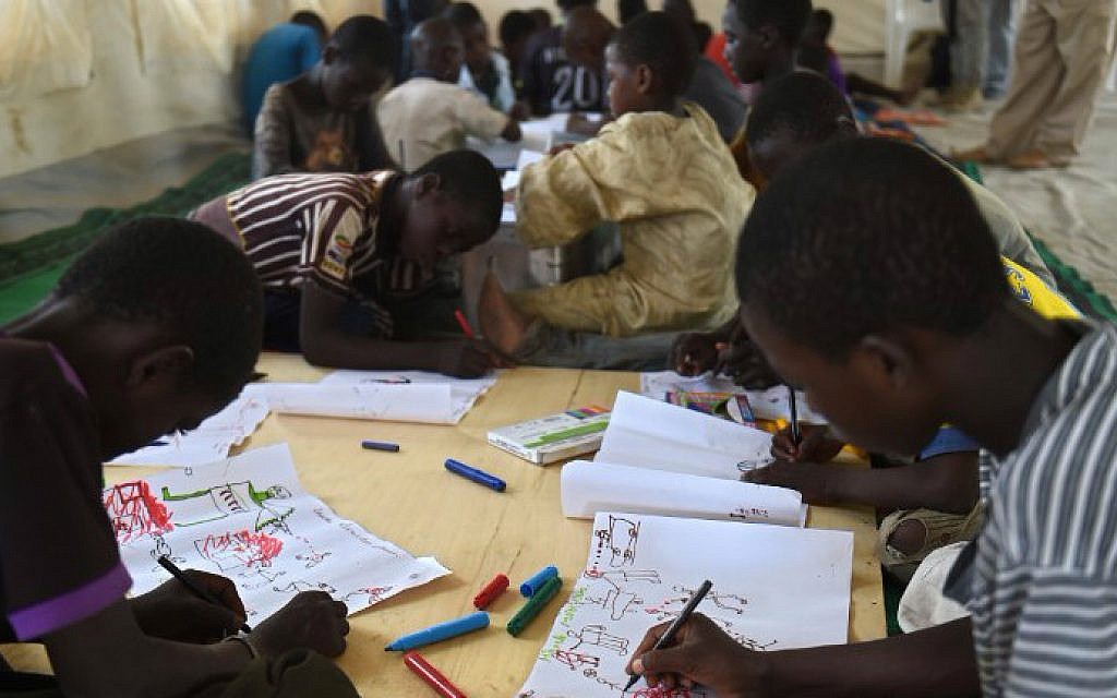 Nigerian kids' drawings capture Boko Haram terror | The Times of Israel