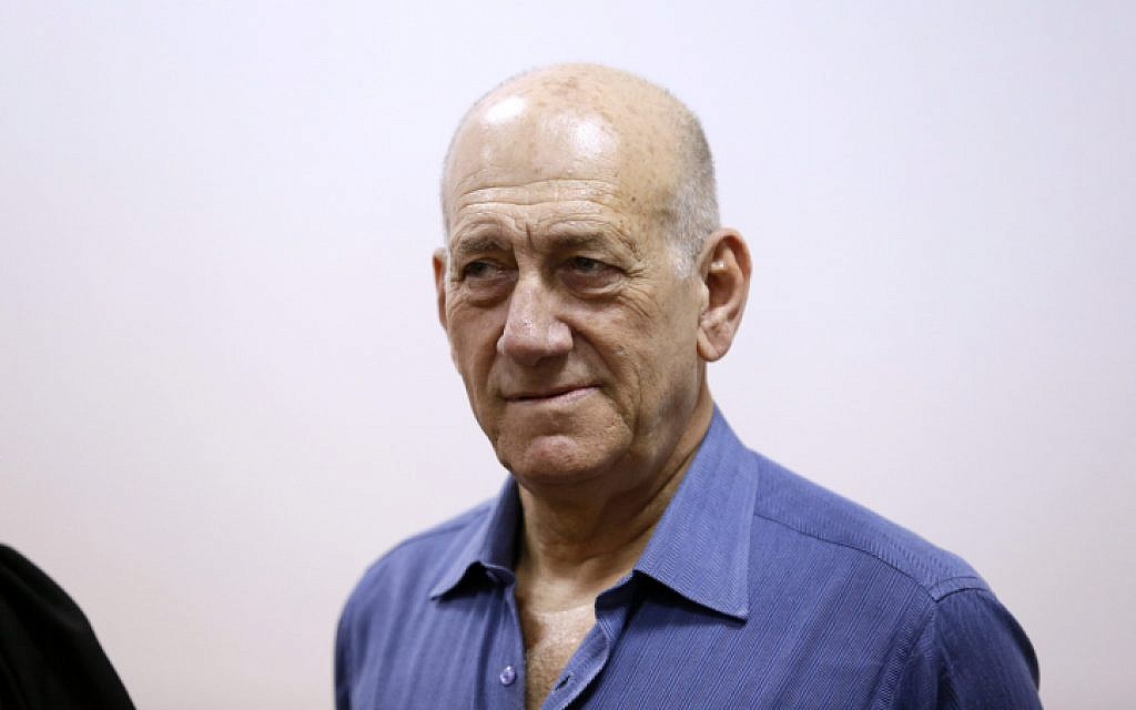 Ex-premier Olmert appeals sentence in Talansky affair | The Times of Israel