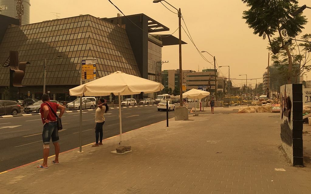 Dense dust storm expected Monday | The Times of Israel