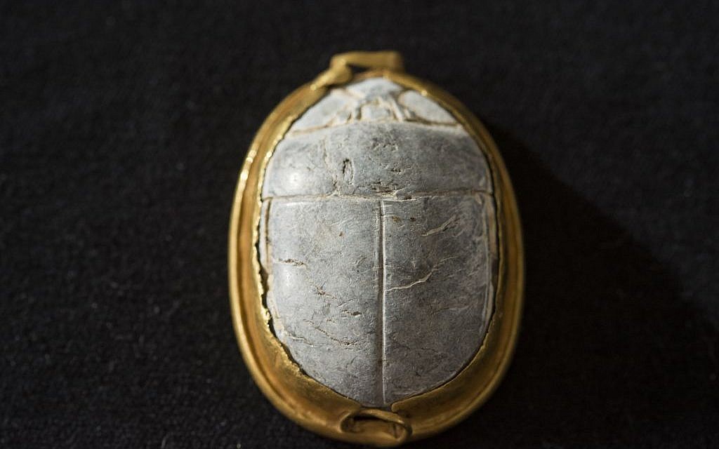 3,700-year-old scarab seal found by birdwatcher near Haifa | The Times ...