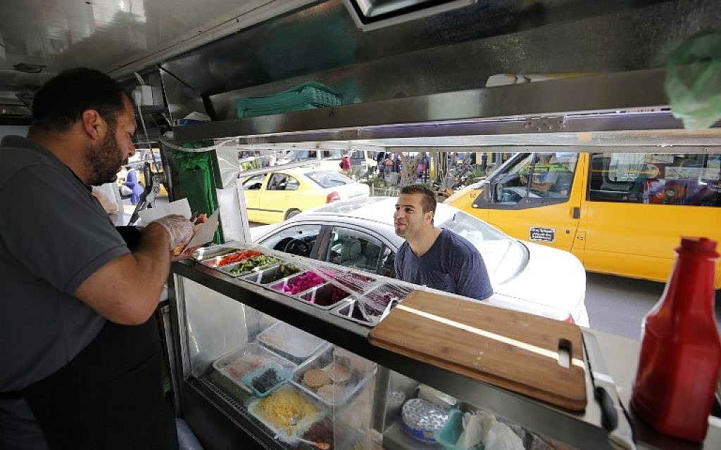 First Palestinian fast food truck tastes success | The Times of Israel