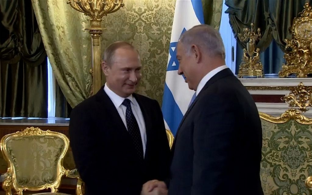 Putin backs 'just' solution to Israeli-Palestinian conflict | The Times ...