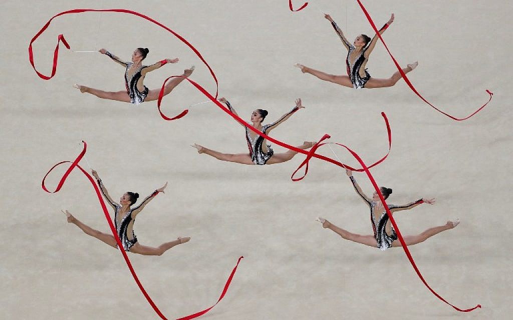 Israel rhythmic gymnastics team misses out on medals in Rio | The Times ...