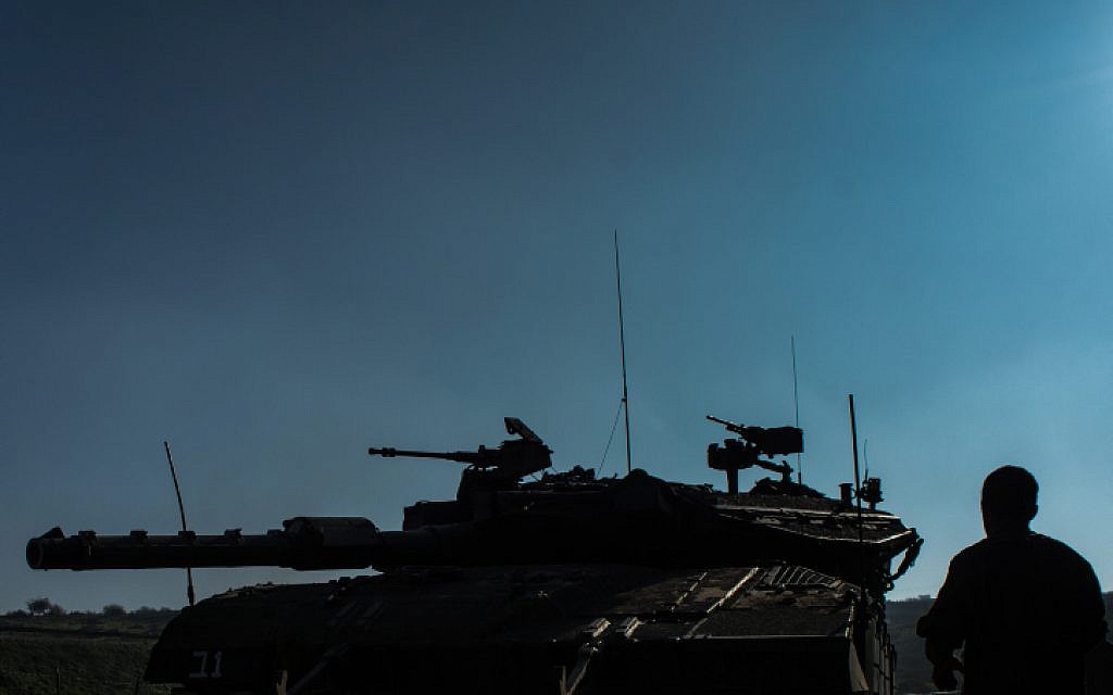 Israel strikes in Syria after mortar shell hits Golan | The Times of Israel