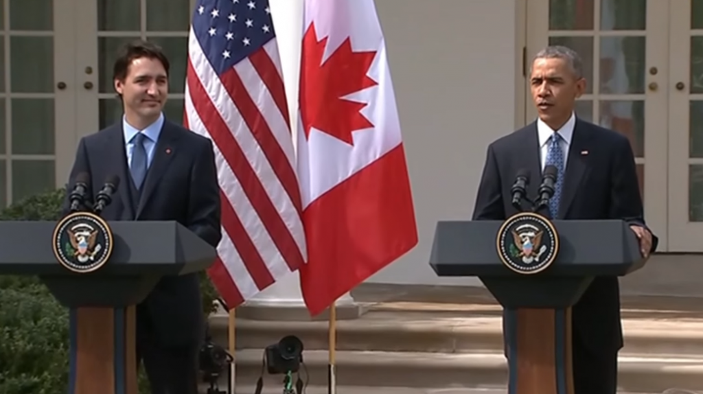 Trudeau visits Trump in crucial meeting for Canada | The Times of Israel