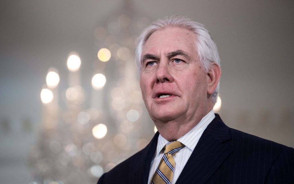 Tillerson visits Holocaust Museum with family | The Times of Israel