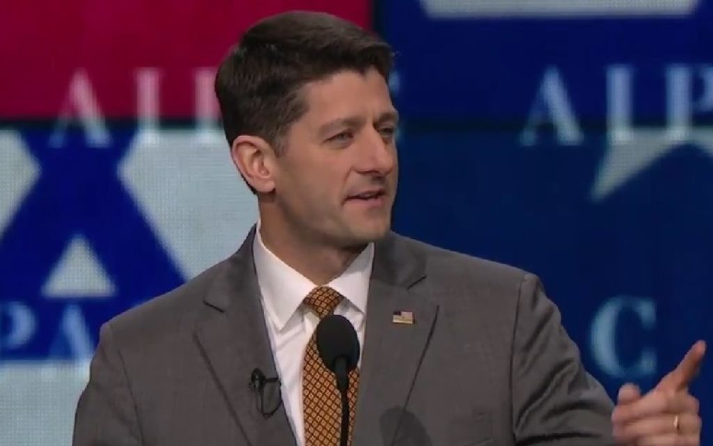 At AIPAC, Paul Ryan talks tough on Iran, says US will no longer ...