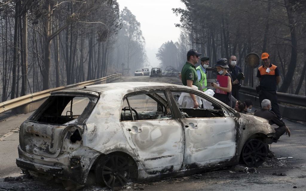 62 dead in central Portugal wildfire disaster | The Times of Israel