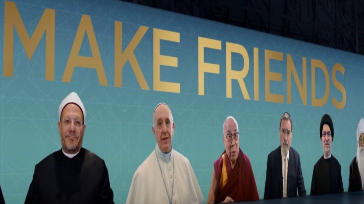 Top religious leaders urge followers to 'make friends' across faiths ...