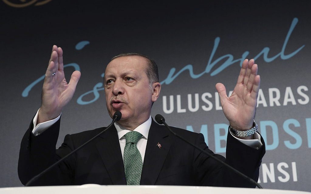 Turkey's Erdogan threatens ties with Israel over support for Kurds ...