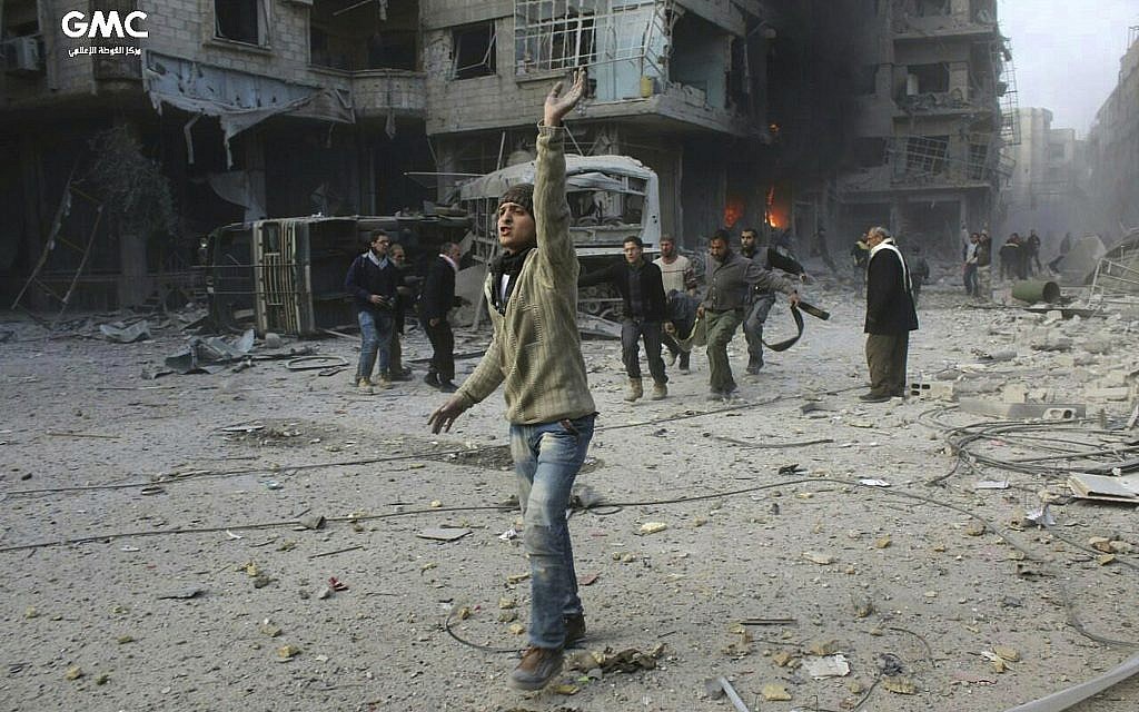 End to Syria 'massacre' urged as death toll mounts in fresh bombardment ...