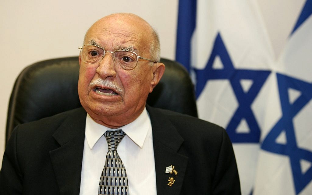 Former health minister Yaakov Ben-Yezri dies at 91 | The Times of Israel