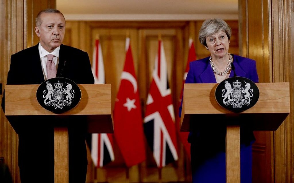 Meeting Erdogan, UK's May calls for investigation into Gaza border ...