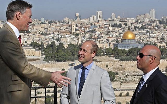 Prince William visits Western Wall, prays for world peace | The Times ...
