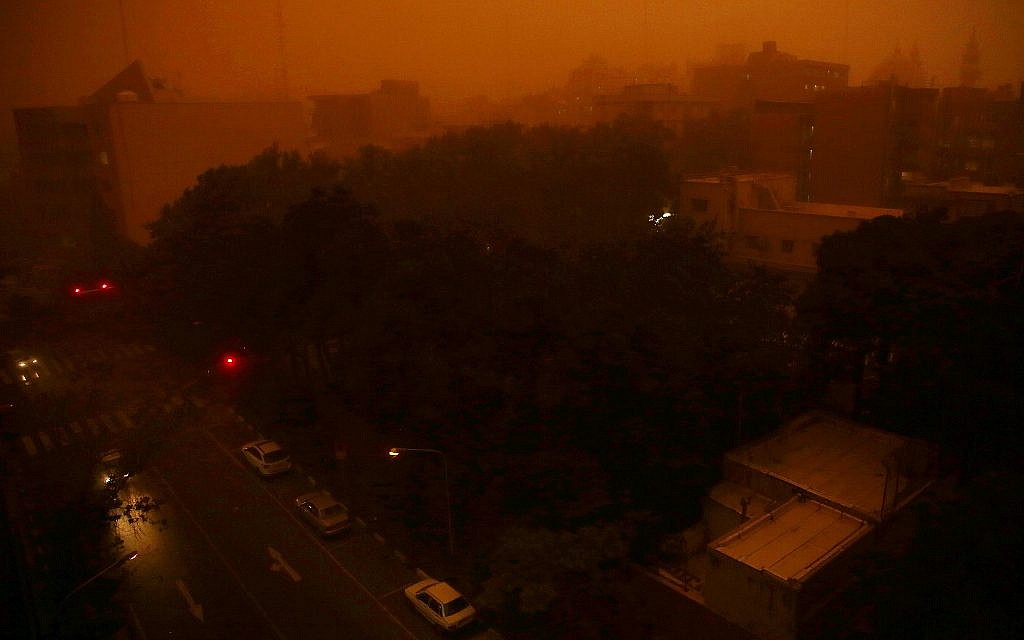 Conflicts hinder Iran efforts to counter dust storms | The Times of Israel