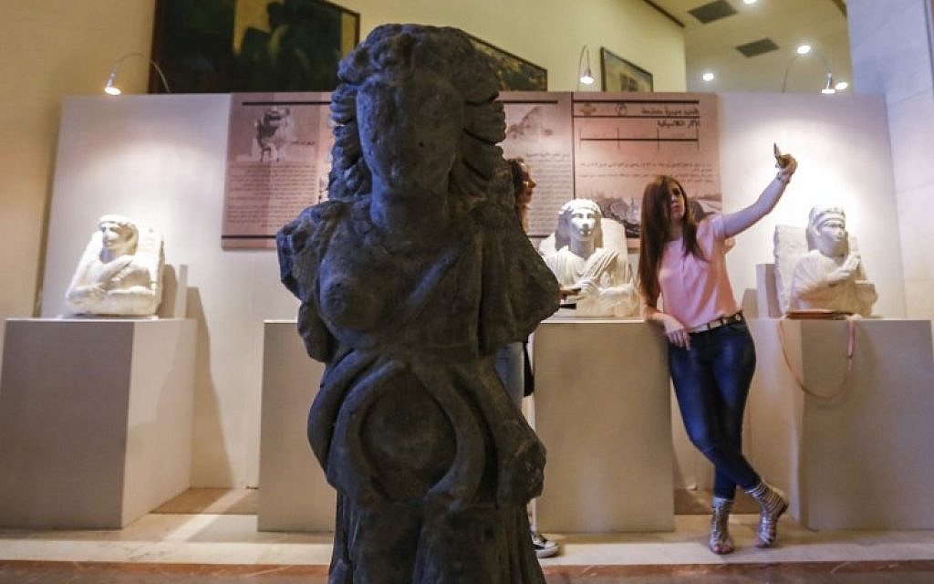 Syria's recovered artifacts go on display in Damascus | The Times of Israel