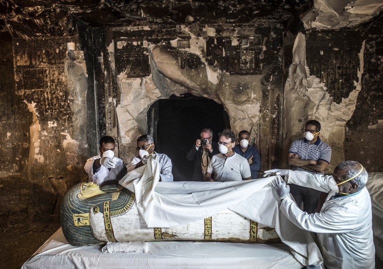 Egypt unveils ancient Luxor tomb 'with very nice paintings' | The Times ...