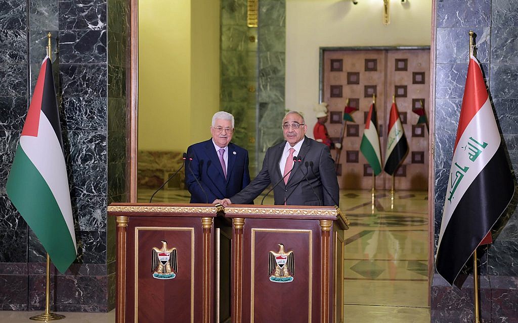 In rare visit to Iraq, Abbas offers Palestinian 'expertise' to help ...