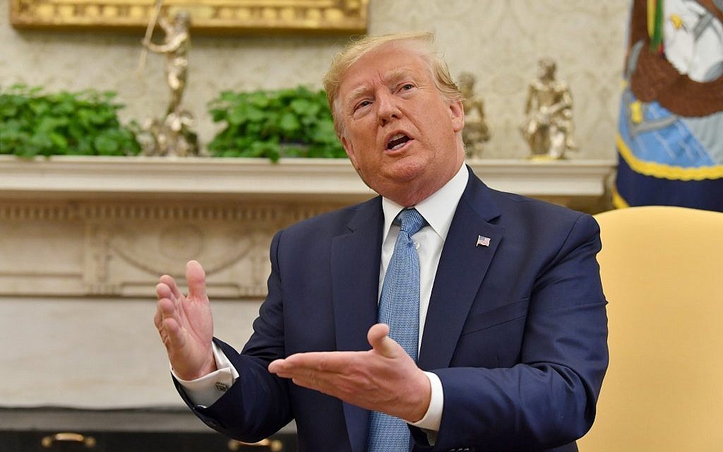 Trump says ‘getting harder’ to want a deal with Iran | The Times of Israel
