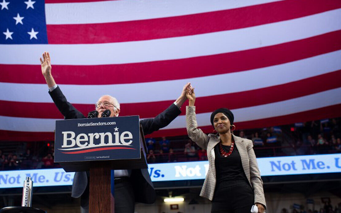 Omar emphasizes Sanders’ Jewish background in endorsement at Minnesota ...