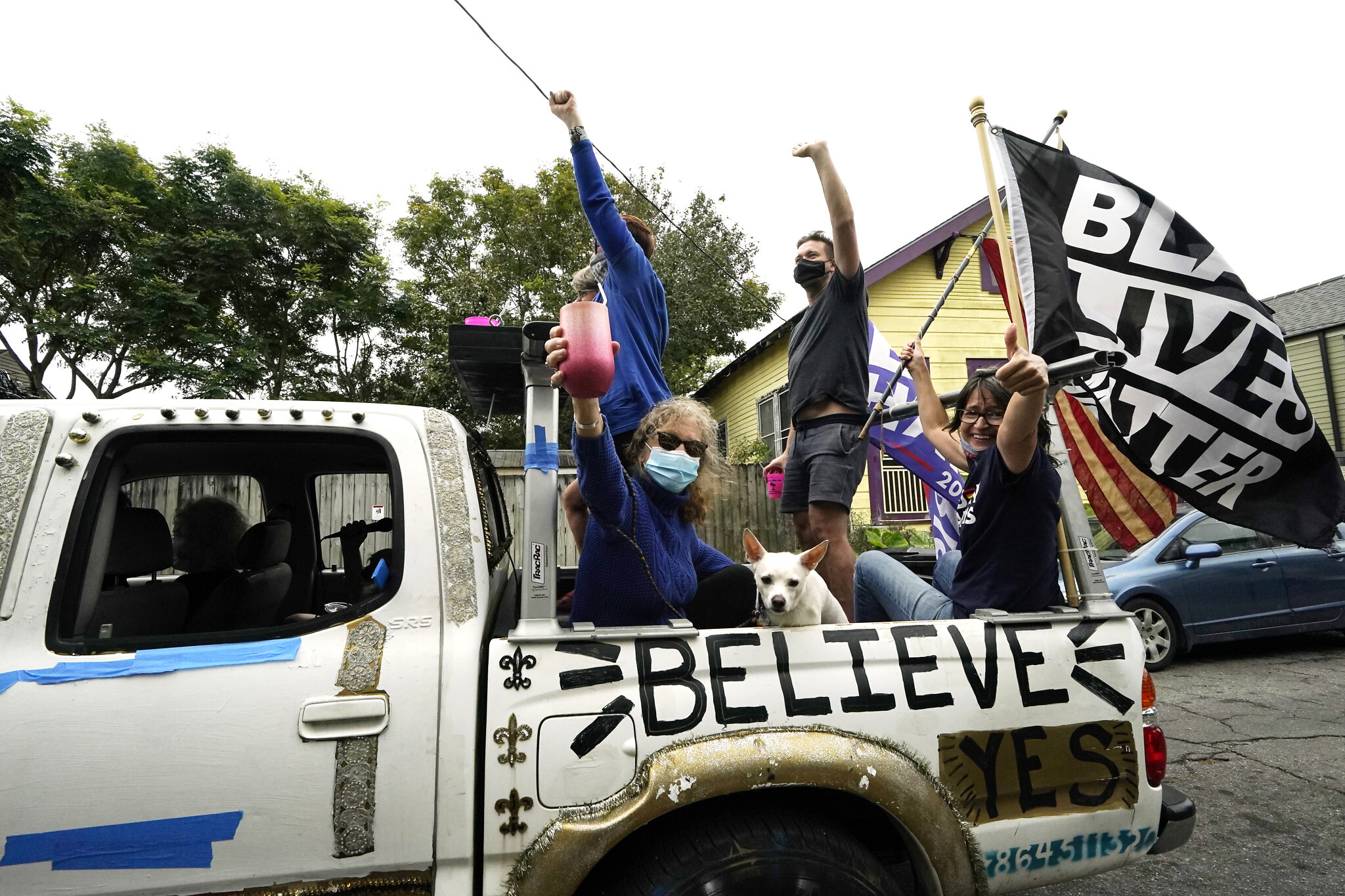 Mass celebrations break out in US streets as Biden supporters celebrate ...