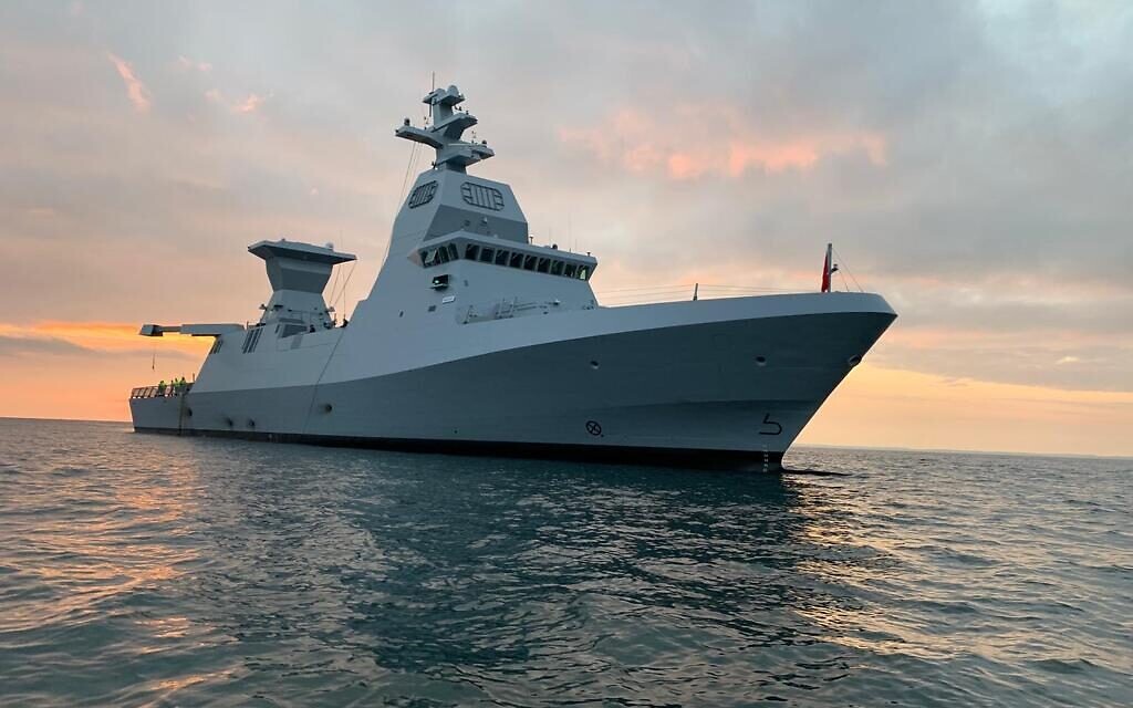 Israel set to receive new warship to defend gas rigs from missile ...