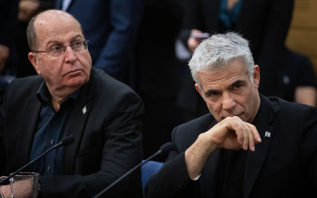 Ex-defense chief Ya'alon breaks off alliance with Lapid's Yesh Atid ...