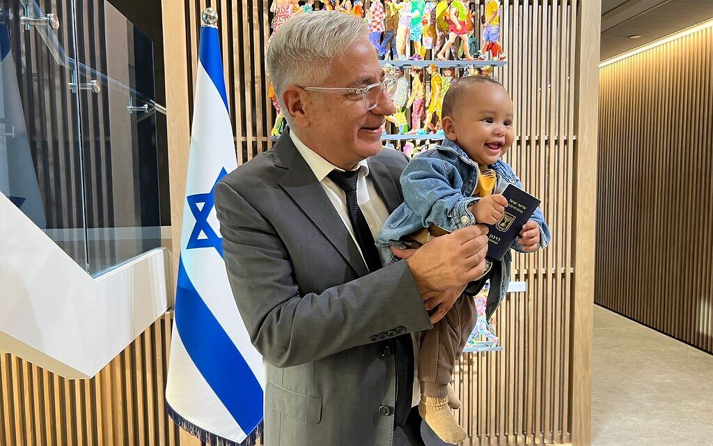 Israel's UAE embassy issues first-ever passport to baby born in Gulf ...
