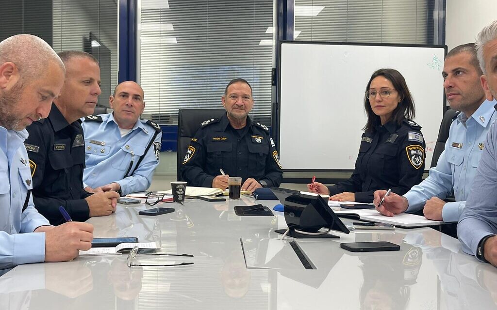 Police chief holds assessment amid anti-government protests in Tel Aviv ...