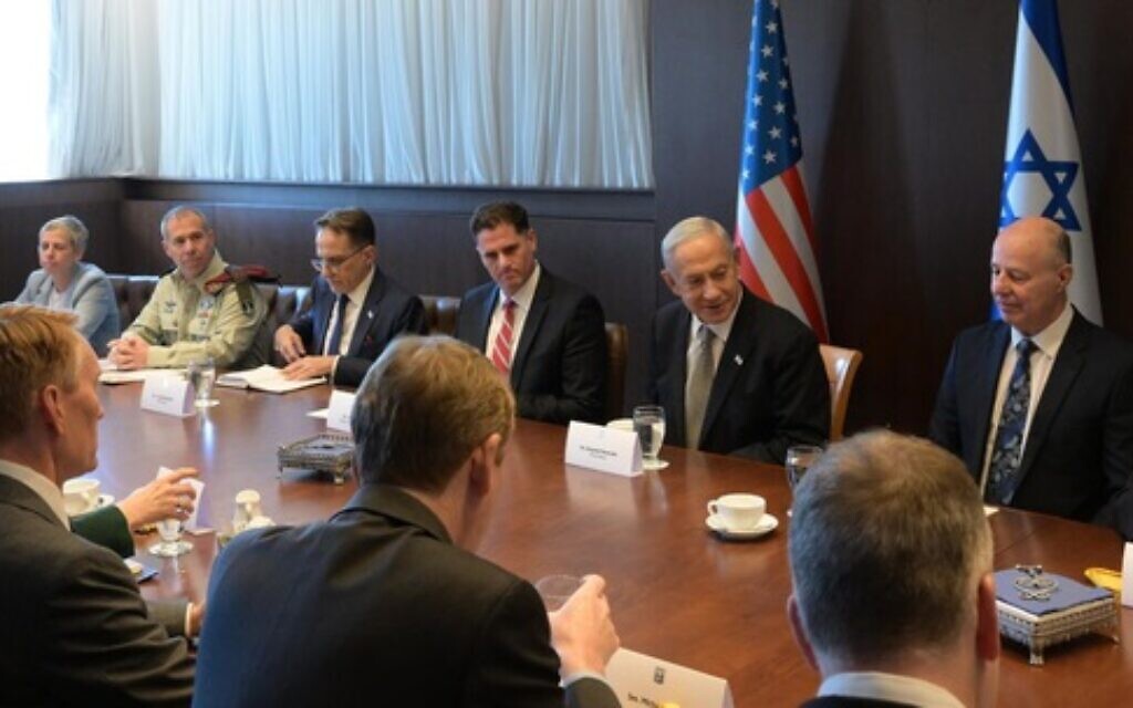 Meeting US Senate delegation, Netanyahu talks Iran threat, Abraham ...