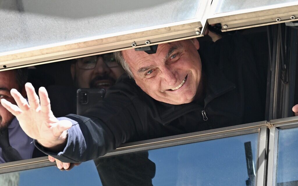 Former Brazil president Bolsonaro arrives back in Brazil after 3-month ...