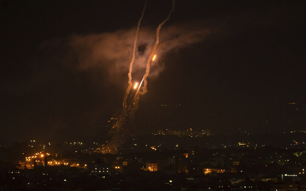 IAF hits mortar launch site in Gaza as missile lands in Beersheba park ...