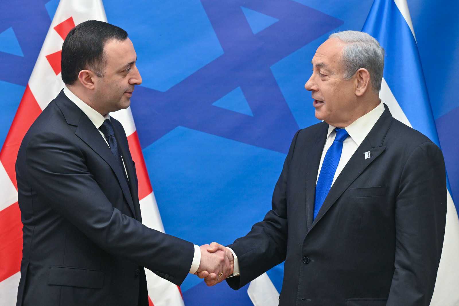 Netanyahu meets Georgian counterpart, vows to deepen ties with Tbilisi ...
