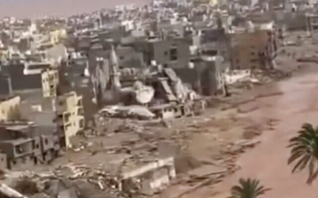 At least 150 Libyans reported killed in freak flooding from storm | The ...