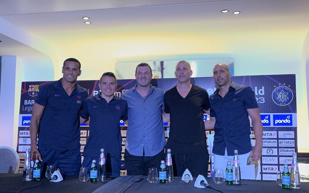 FC Barcelona stars land in Israel to play against Maccabi Tel Aviv ...