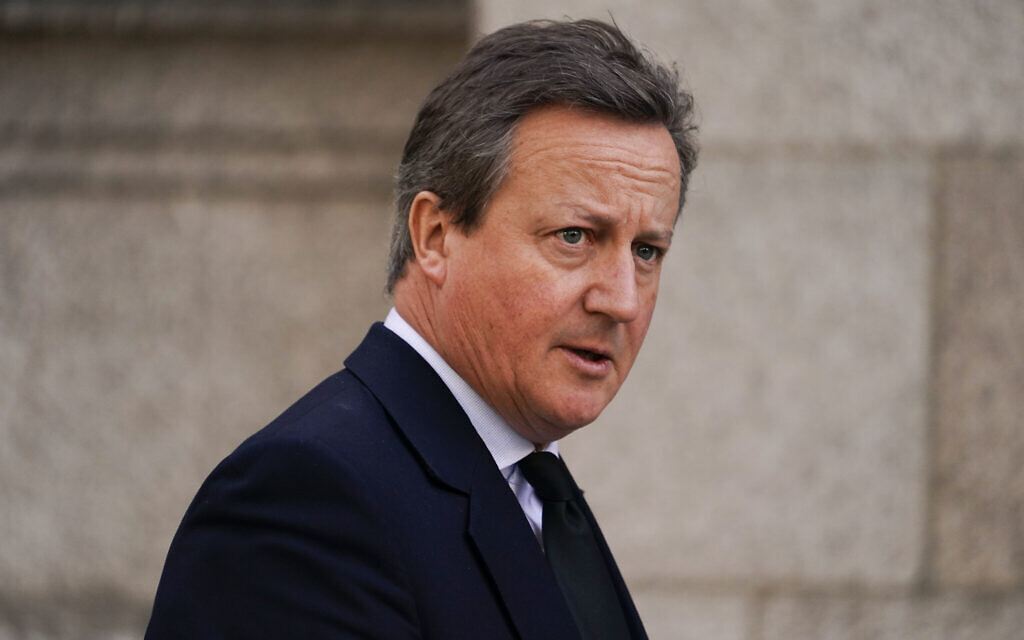 In dramatic return, former UK PM Cameron appointed foreign secretary ...
