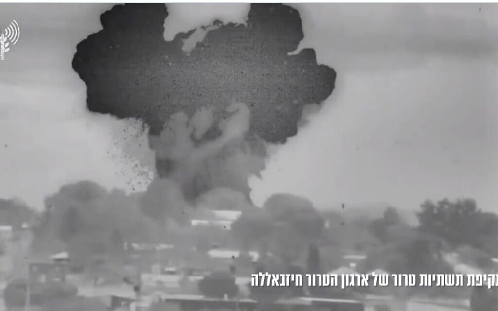 IDF planes strike Hezbollah sites in Lebanon in response to terror ...