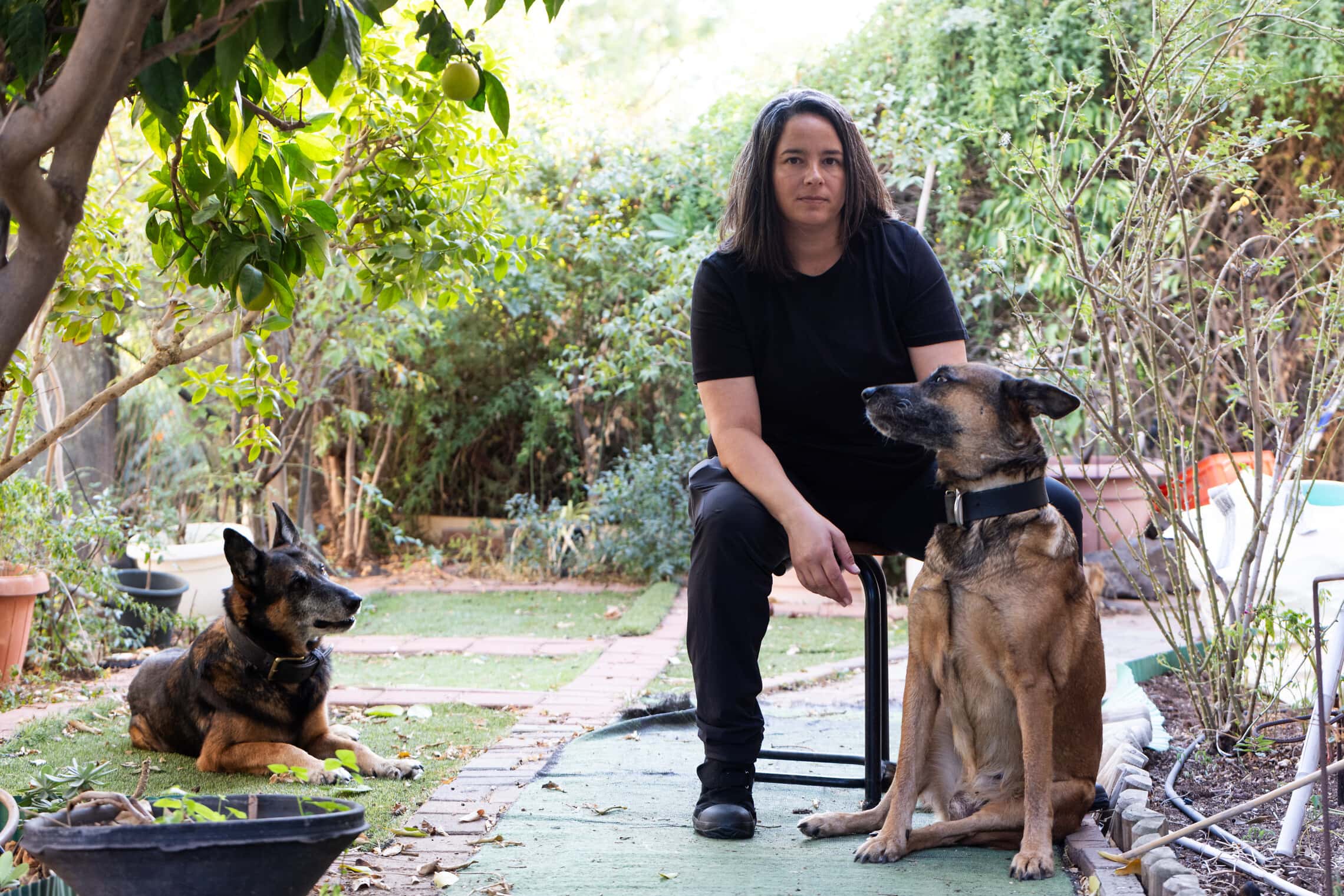 Uprooted: Hadas Lahav, 40, from the northern moshav of Shtula. This is ...